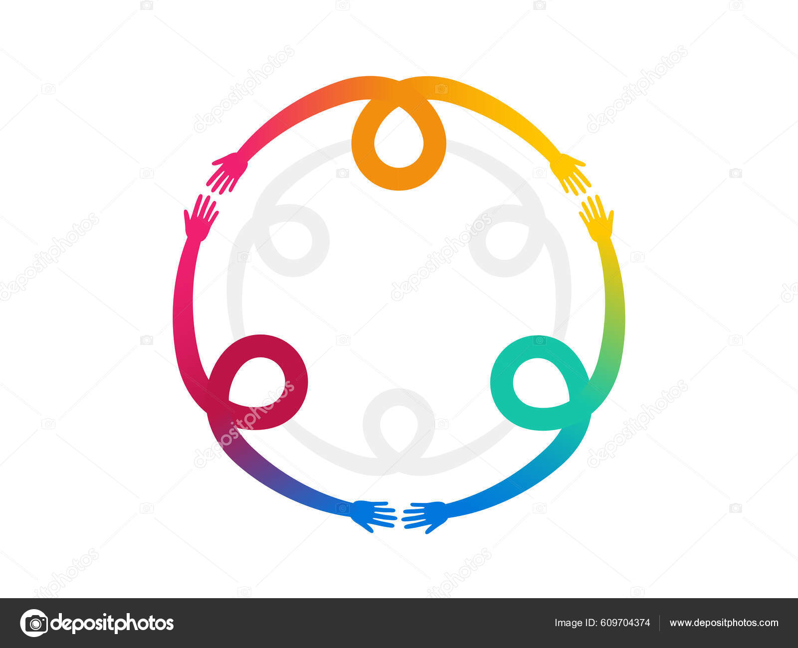 Inclusion Diversity Culture Equity Logo People Hold Hands Gender ...
