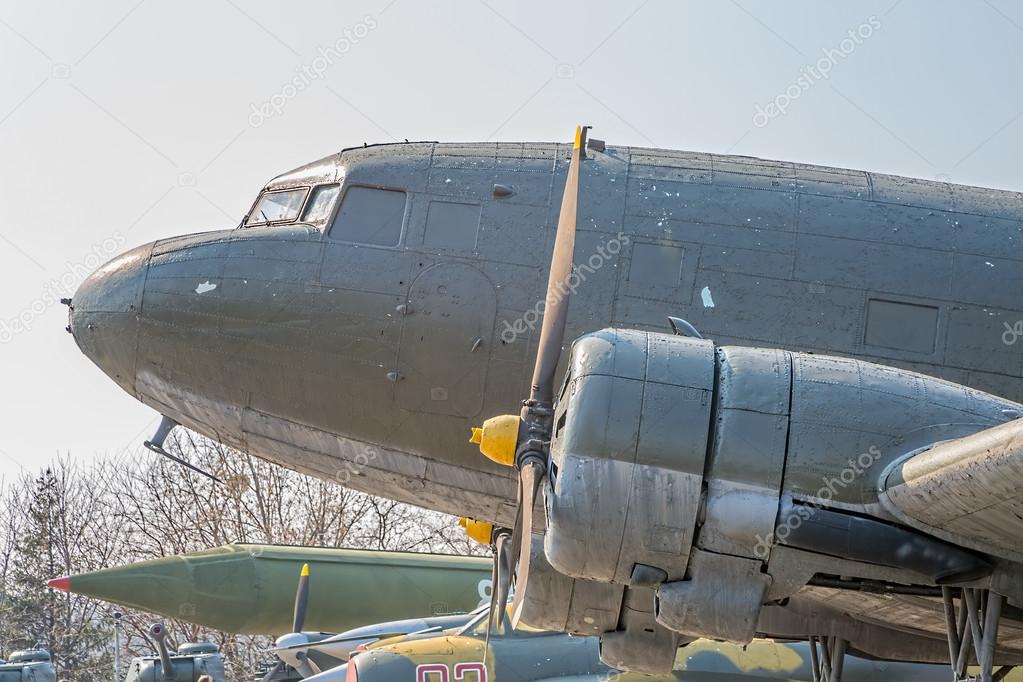 Soviet World war II plane detail — Stock Photo © dbajurin #44565933