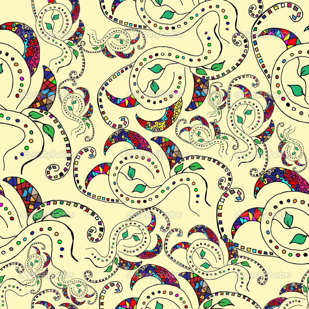 Interesting seamless texture Stock Vector by ©dasha122007 47523047