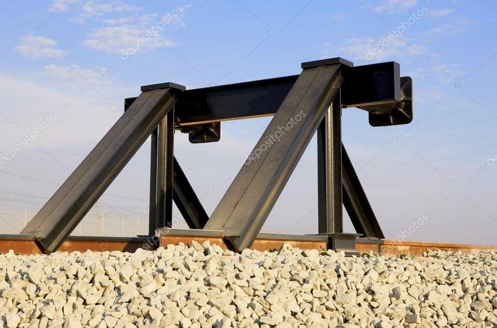 Railway end line — Stock Photo © ABBPhoto #23280948