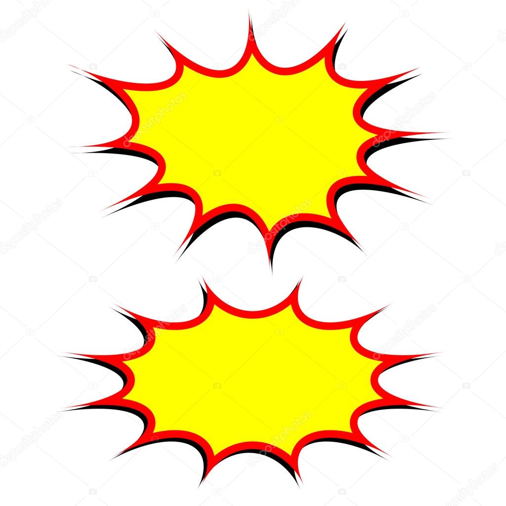 Explosões de desenhos animados — Vetor de Stock © j0hnb0y #30850817