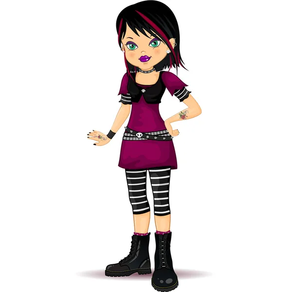 1,320 Punk girl Stock Illustrations | Depositphotos®
