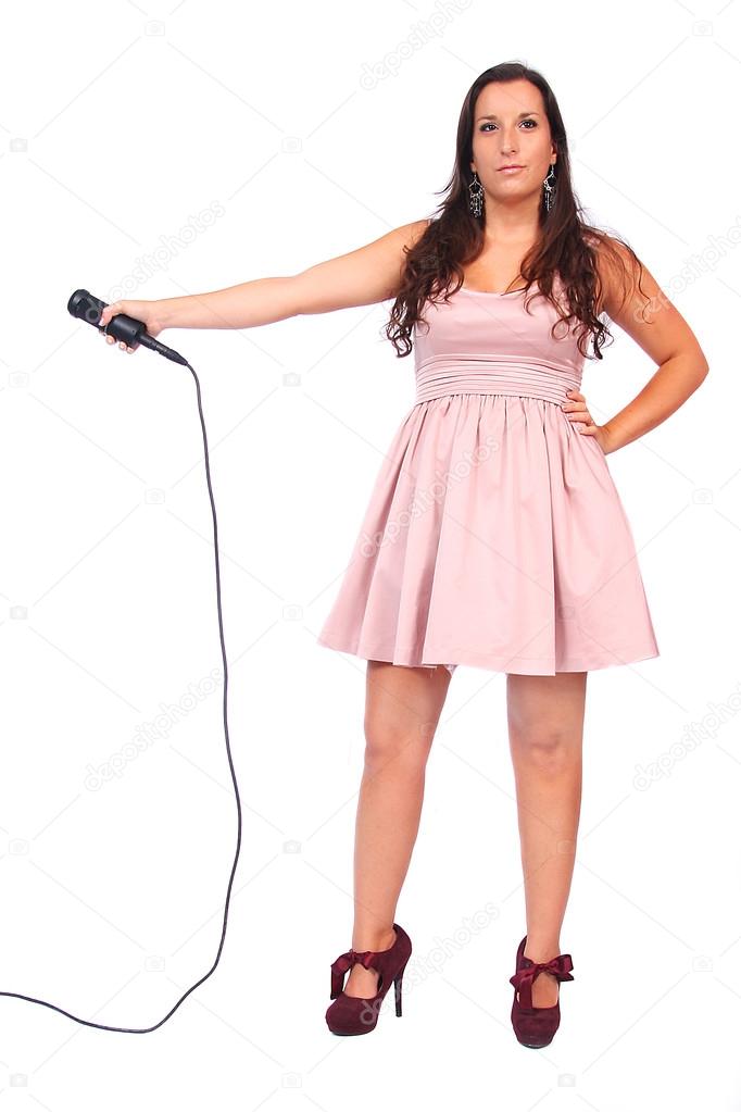 A female singer in action Stock Photo by ©tinoni 31023217
