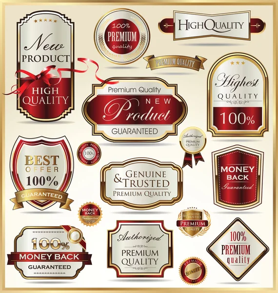 Premium quality labels Stock Vector Image by ©totallyout #26851569
