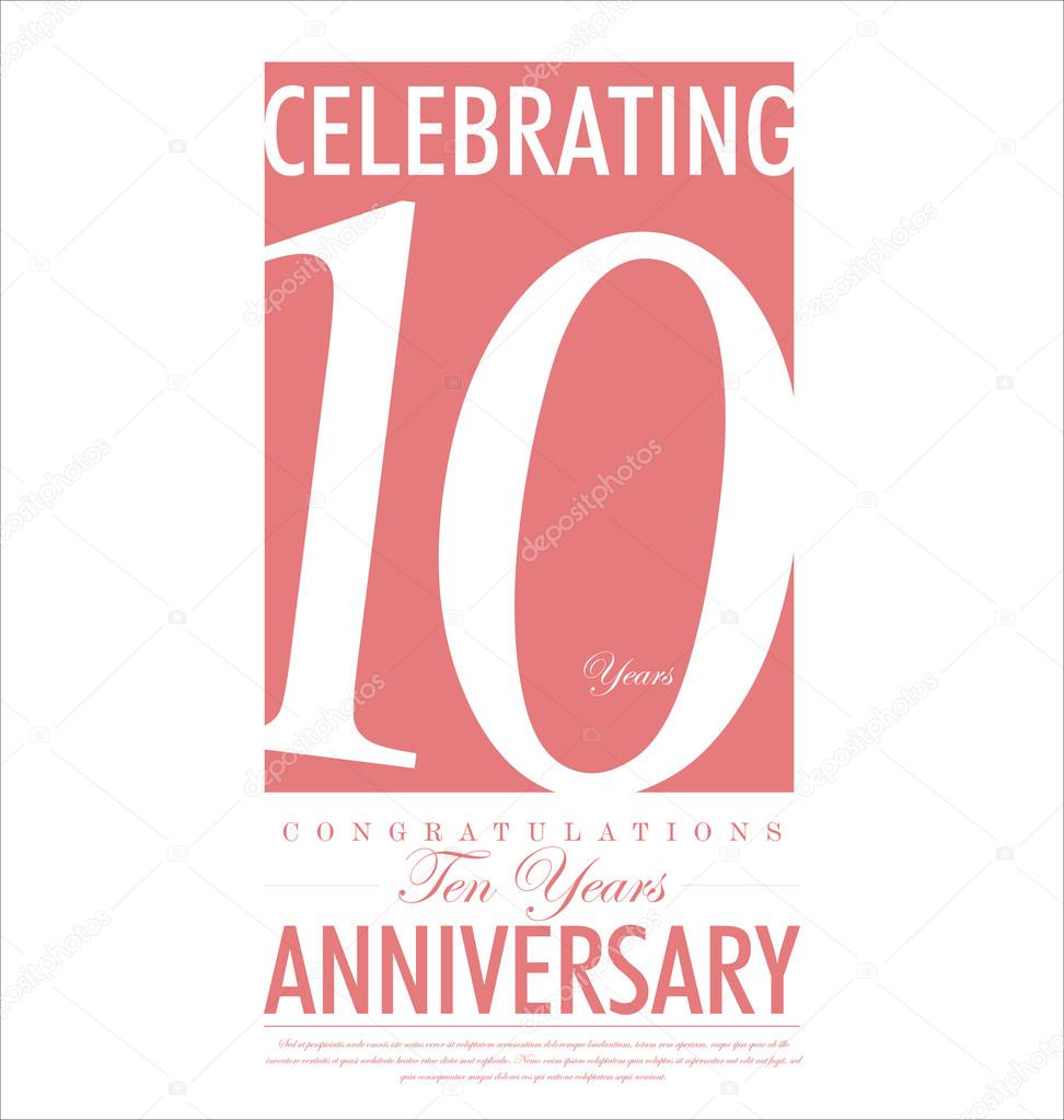 Anniversary sign collection, retro design Stock Vector by ©totallyout ...