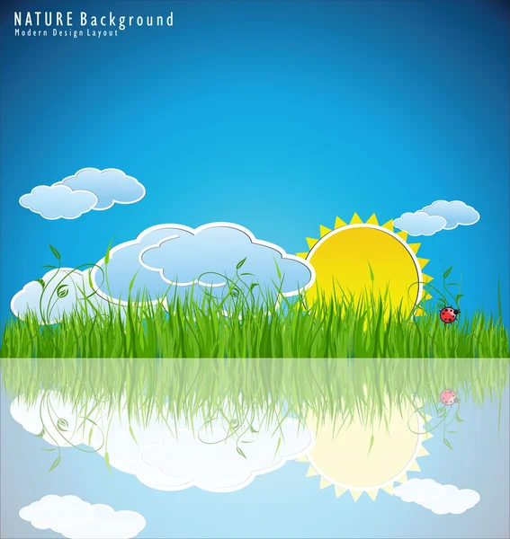 Nature Background Stock Vector by ©totallyout 27098099