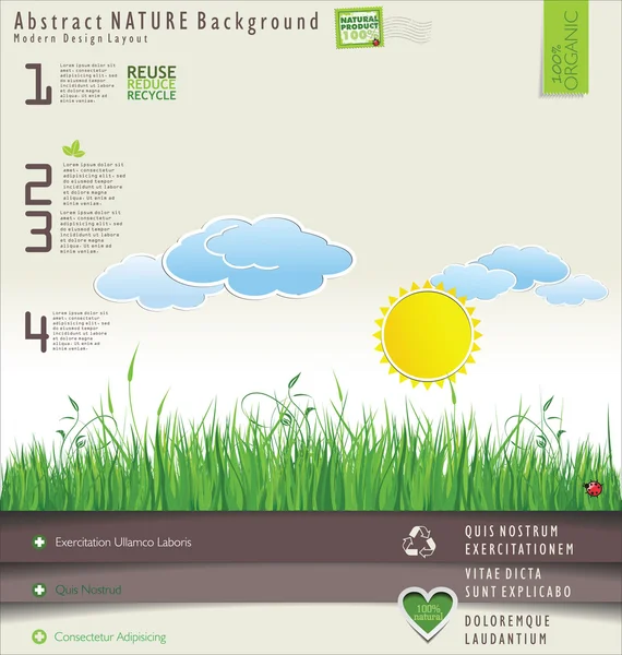 Modern nature design layout Stock Vector Image by ©totallyout #32895441