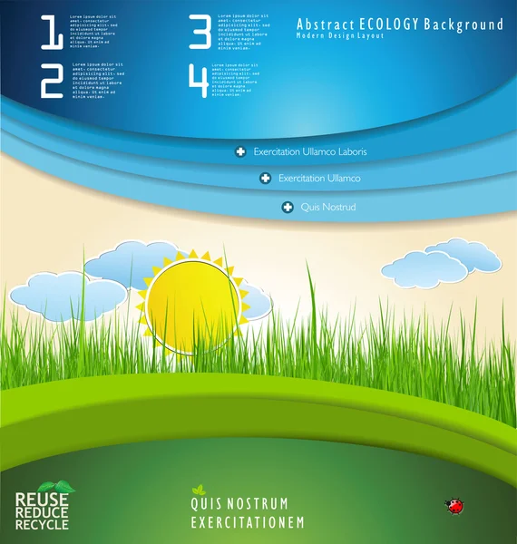 Modern nature design layout Stock Vector by ©totallyout 32908915