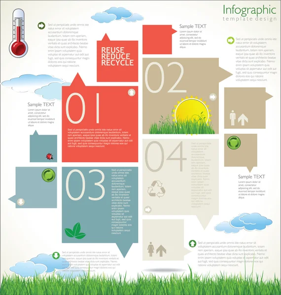 Modern nature design layout Stock Vector by ©totallyout 32908915