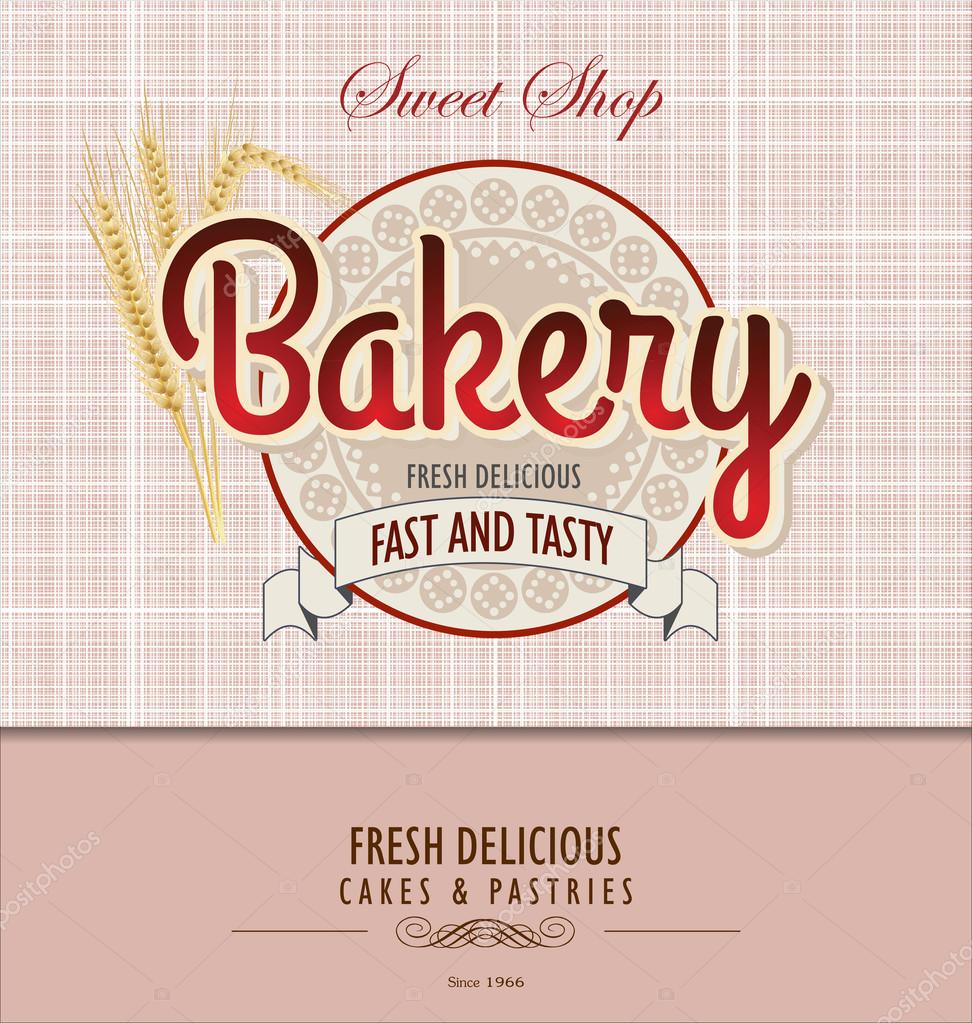 Bakery retro poster Stock Vector Image by ©totallyout #39404567