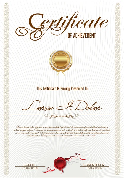 Certificate or diploma template Stock Vector by ©totallyout 46810849