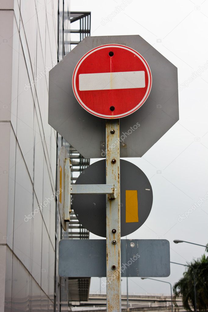 Traffic Signs safety transportation — Stock Photo © tlovely #50788015