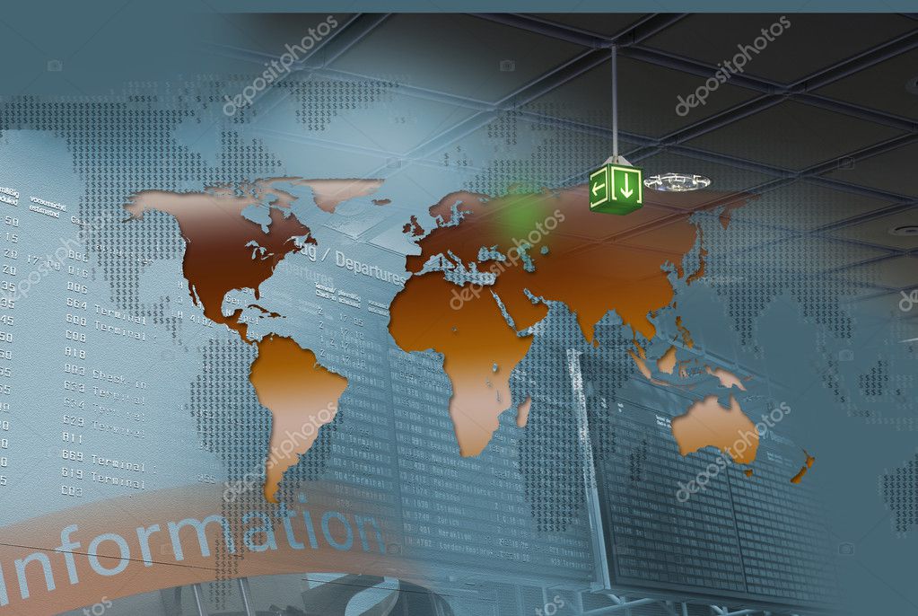 Business map with a light arrow Stock Photo by ©sergio.castelli 17700297