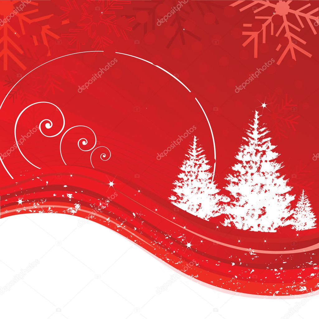 Un fondo de Navidad abstracto Vector de stock #18090775 de ©booblgum