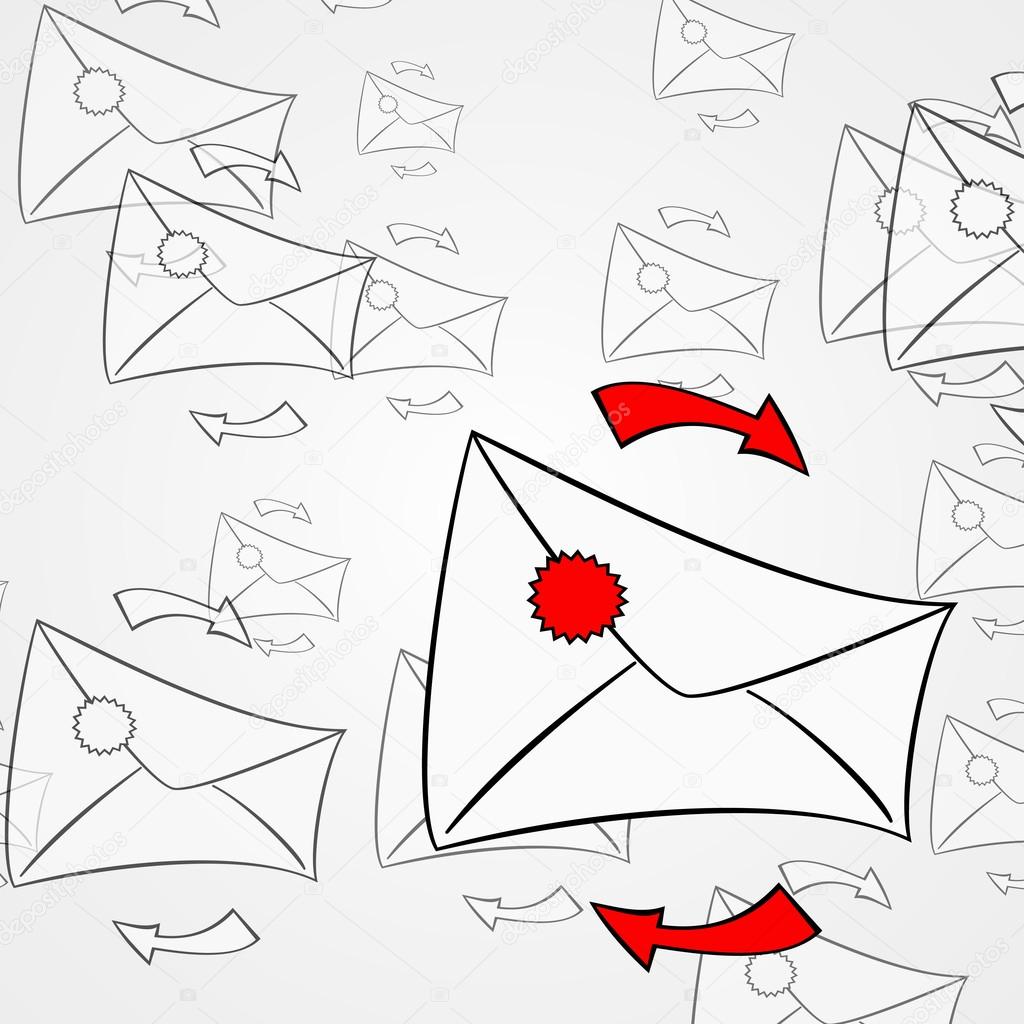 Envelope background Stock Vector Image by ©Ieromina #19114277