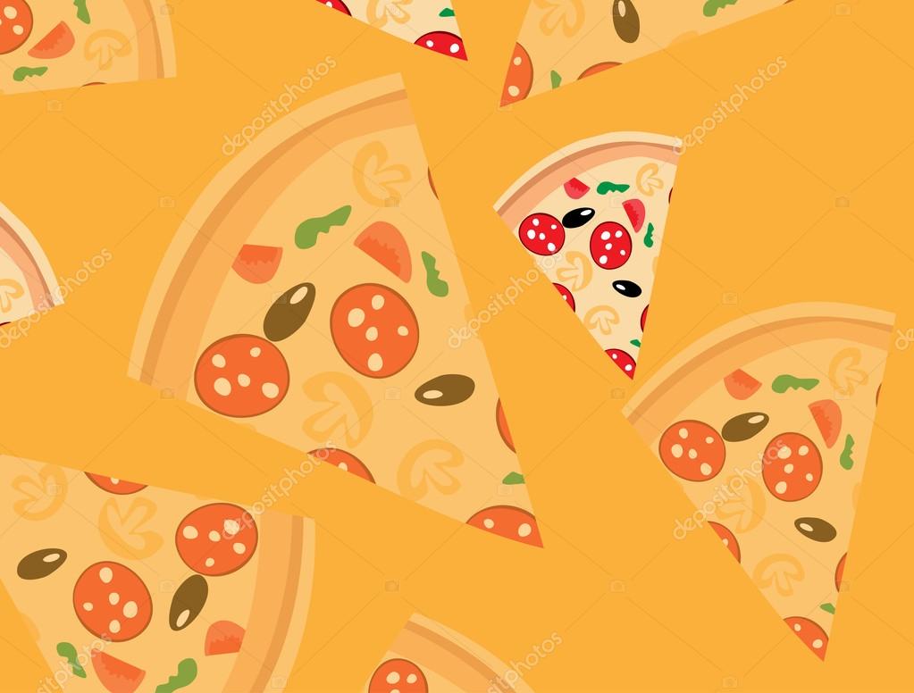 Pizza. texture — Stock Vector © Ieromina #21501843