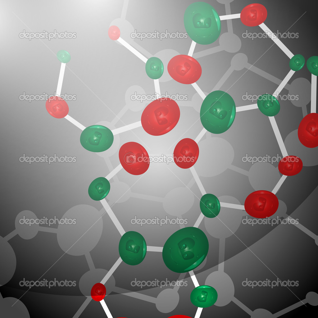 Molecule background Stock Vector Image by ©Ieromina #21502173