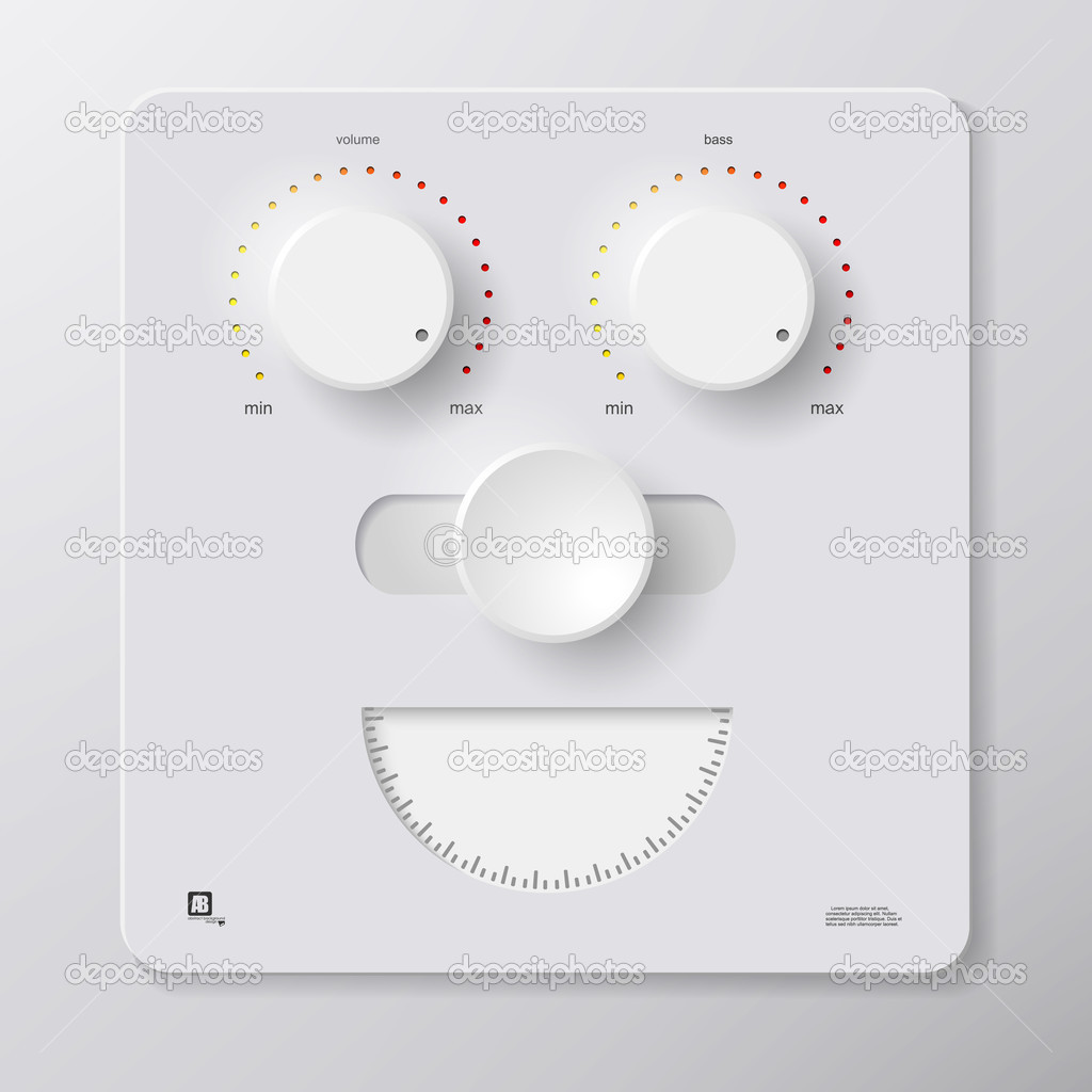 Volume panel, vector Stock Vector Image by ©Ieromina #30806377