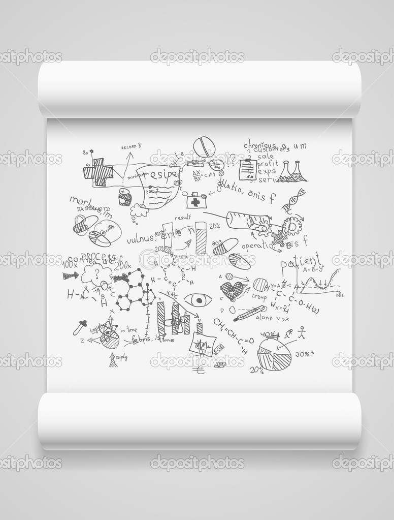 Scroll with signs Stock Vector Image by ©Ieromina #34721633