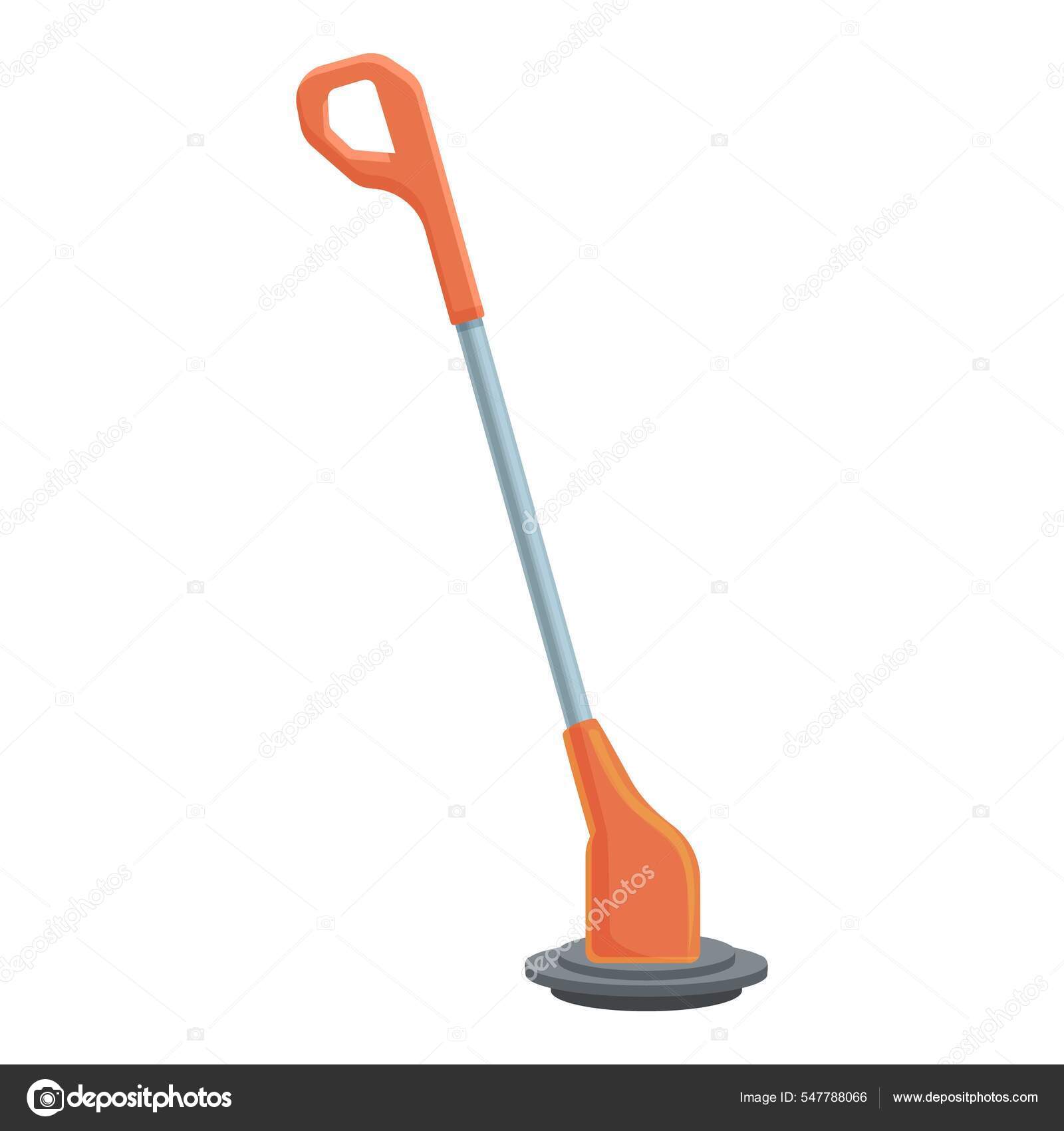 String grass cutter icon cartoon vector. Trimmer lawn Stock Vector ...