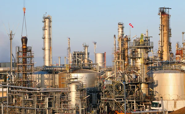 Oil refinery in the day - Stock Image - Everypixel