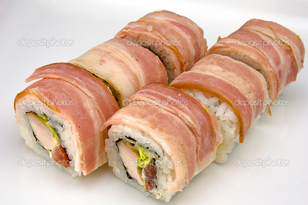 Cesar roll with bacon Stock Photo by ©nechipas 18154429