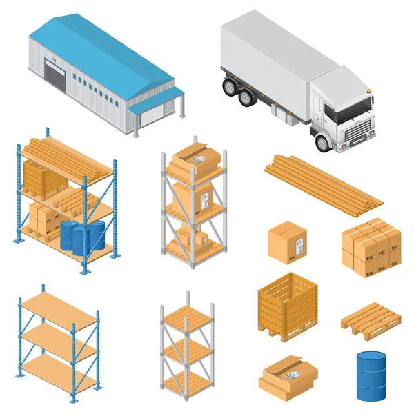 Warehouse icons Vector Art Stock Images | Depositphotos