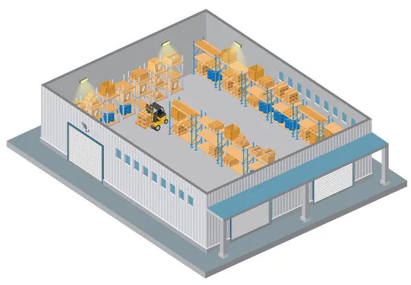 ᐈ Warehouse isometric stock vectors, Royalty Free isometric warehouse ...