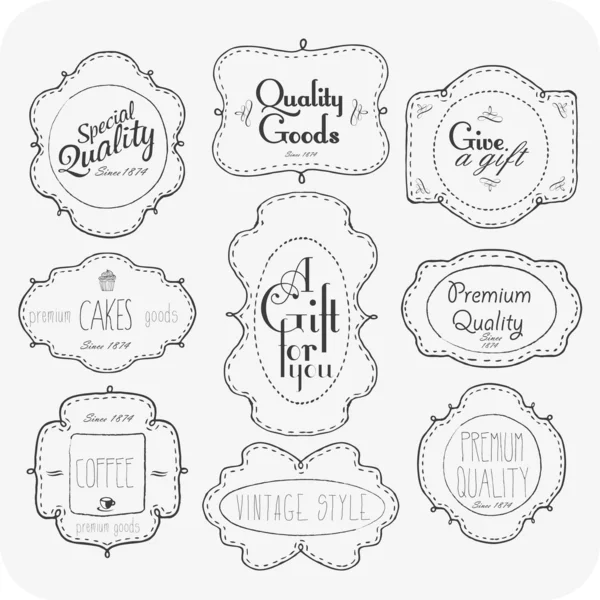 Hand drawn vintage label Stock Photos, Royalty Free Hand drawn vintage ...