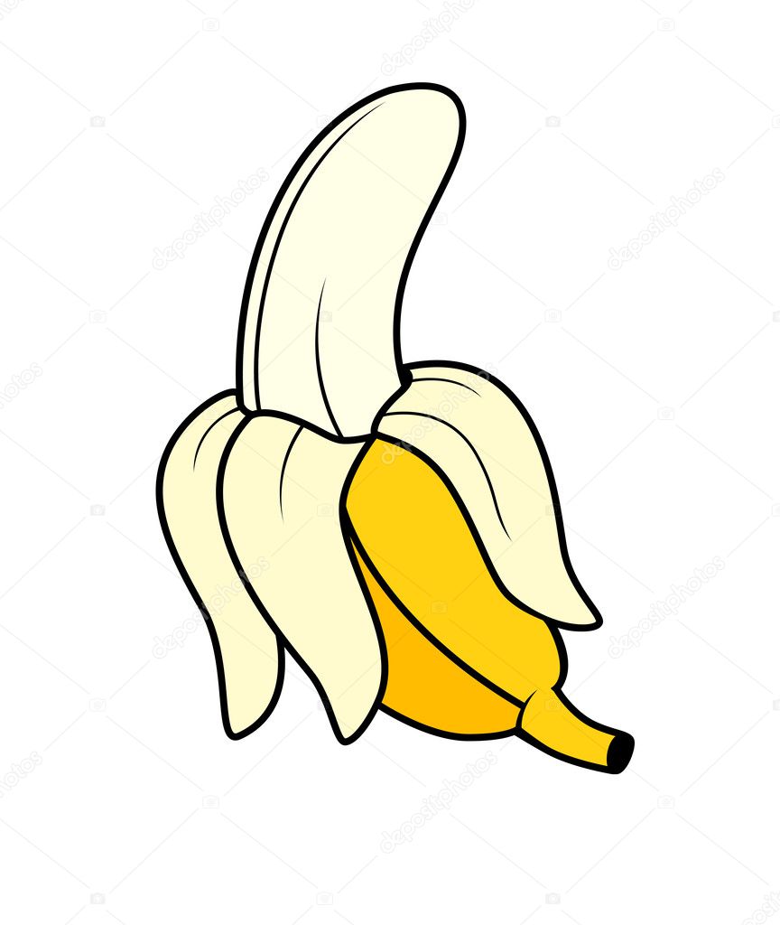 Banana — Stock Vector © cmeree #30370247 Banana — Stock Vector © cmeree #30370247