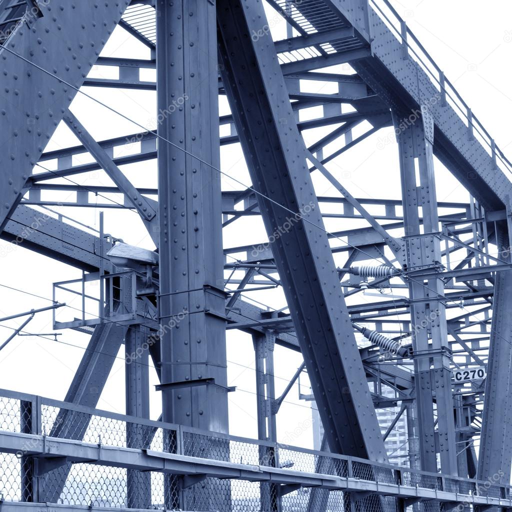 The old steel bridge — Stock Photo © gjp1991 #19006953