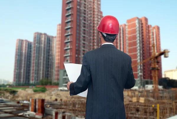 Architect looking comparing housing project — Stock Photo © gjp1991 ...