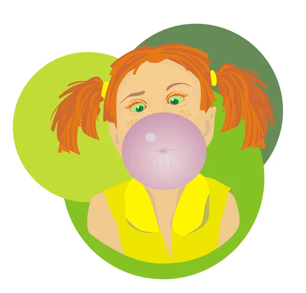 554 Blowing bubble gum Vector Images | Depositphotos