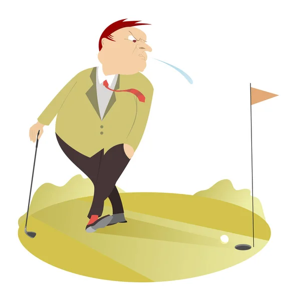 65 Angry golf Vector Images | Depositphotos