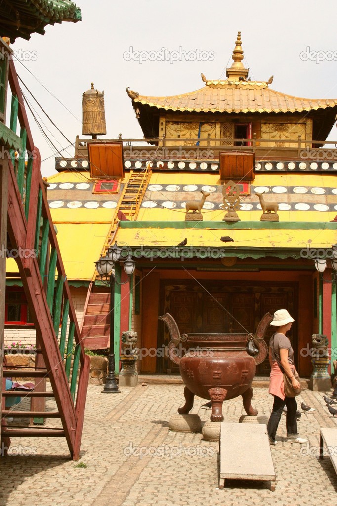Gandan Monastery in Ulaanbaatar, Mongolia – Stock Editorial Photo ...