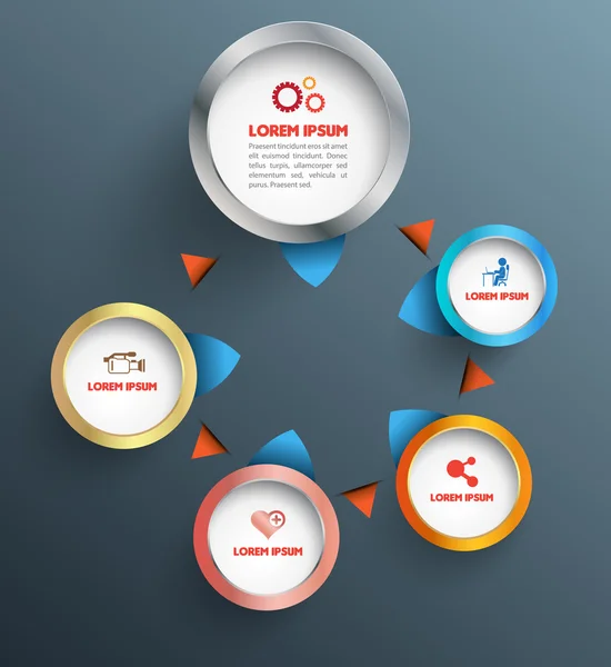 Four step banner, design, chart, infographic, step by step number ... Four step banner, design, chart, infographic, step by step number ...