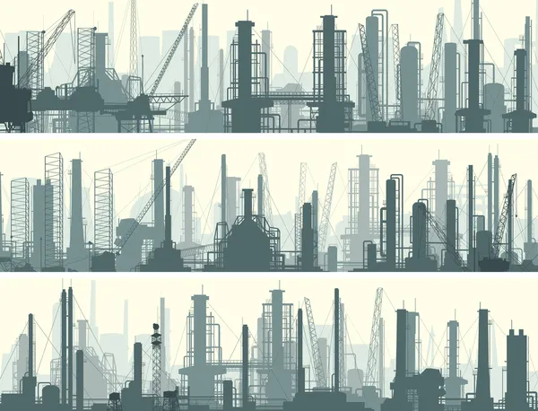 7,076,204 Skyline silhouette industrial Vector Images | Depositphotos