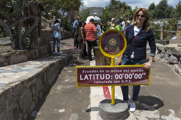 Entrance of the Equator Park, Quito, Ecuador – Stock Editorial Photo ...