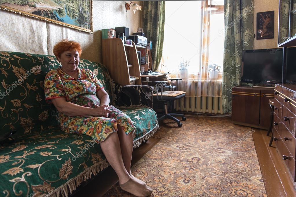 Traditional interior of typical soviet apartment – Stock Editorial ...