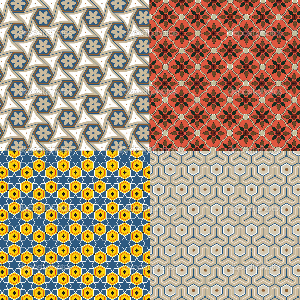 Persian patterns — Stock Vector © kinanik #25941641