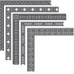 Set of vector greek borders — Stock Vector © ElaKwasniewski #5849946