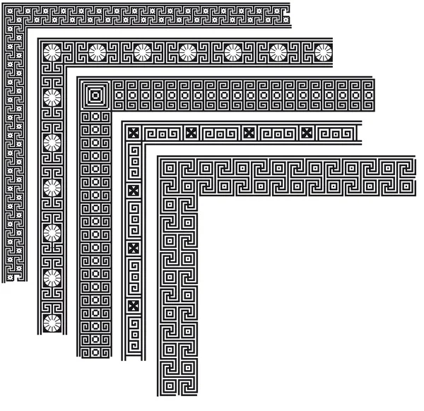 Meander narożnik Vector Art Stock Images | Depositphotos