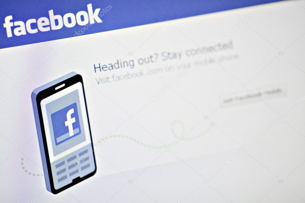 Facebook main page — Stock Editorial Photo © bizoon #18182943