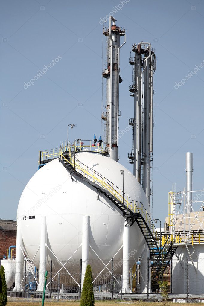 Chemical factory — Stock Photo © bizoon #18364703