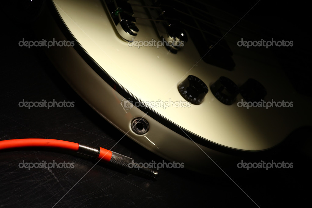 Guitar and wire — Stock Photo © bizoon #19635969