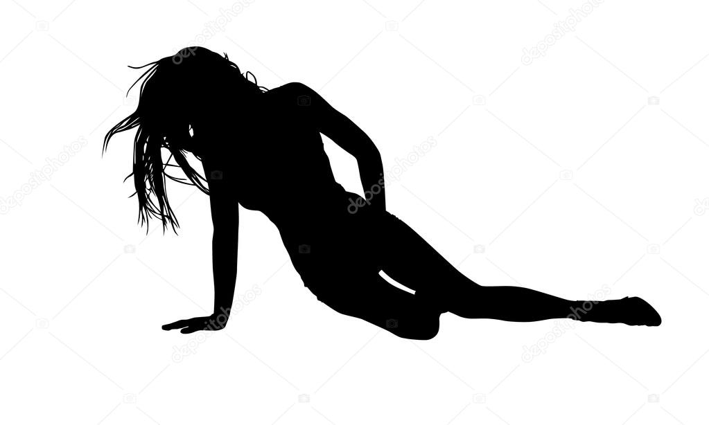 Sexy Woman Silhouette Stock Vector Image By ©snesivan888 21461141