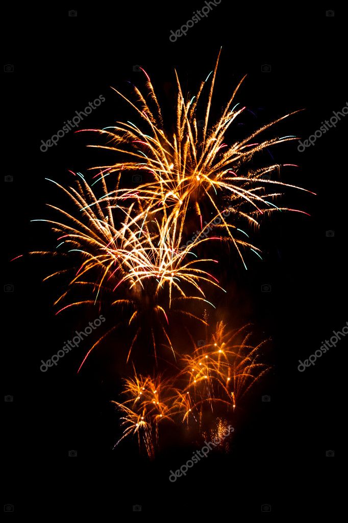 Yellow fireworks — Stock Photo © MarcinSl1987 #51066067