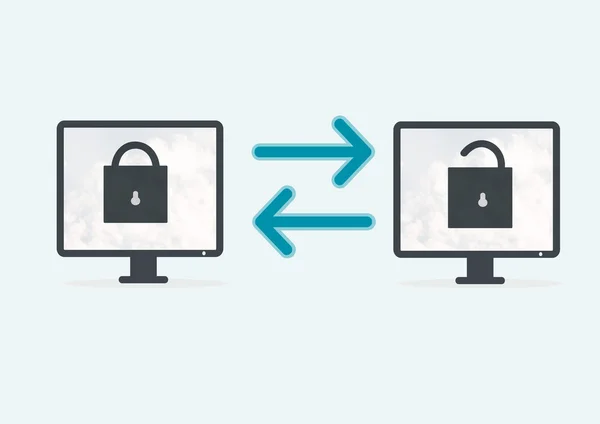 Rede encriptada Vector Art Stock Images | Depositphotos