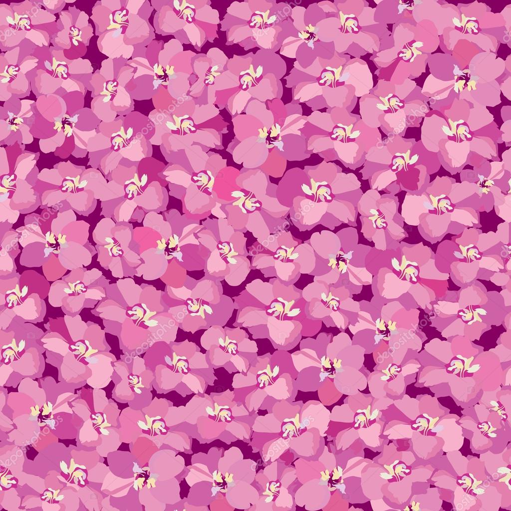 Flower seamless texture. Floral pink background. Stock Vector Image by ...