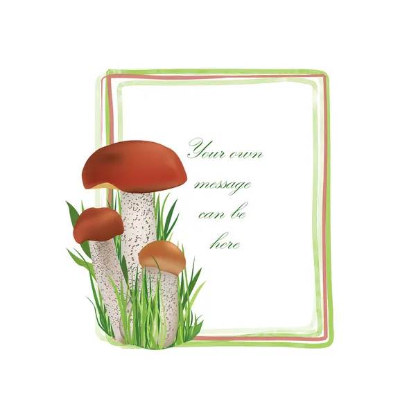 Mushrooms frame Stock Vector Image by ©YokoDesign #30042225